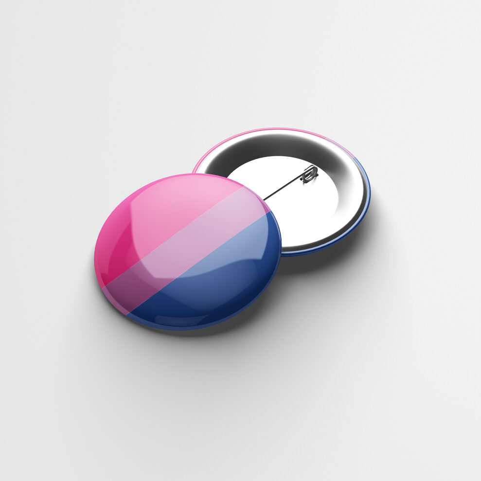 Bisexual Pride Badge - Rainbow Republic