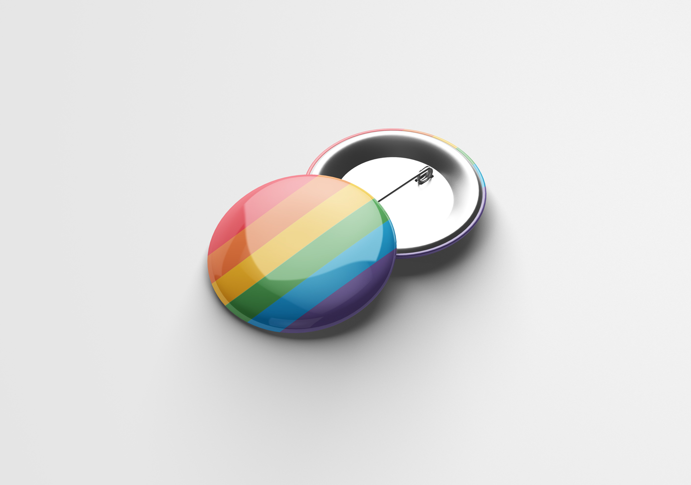 Rainbow Pride Flag Badge - Rainbow Republic