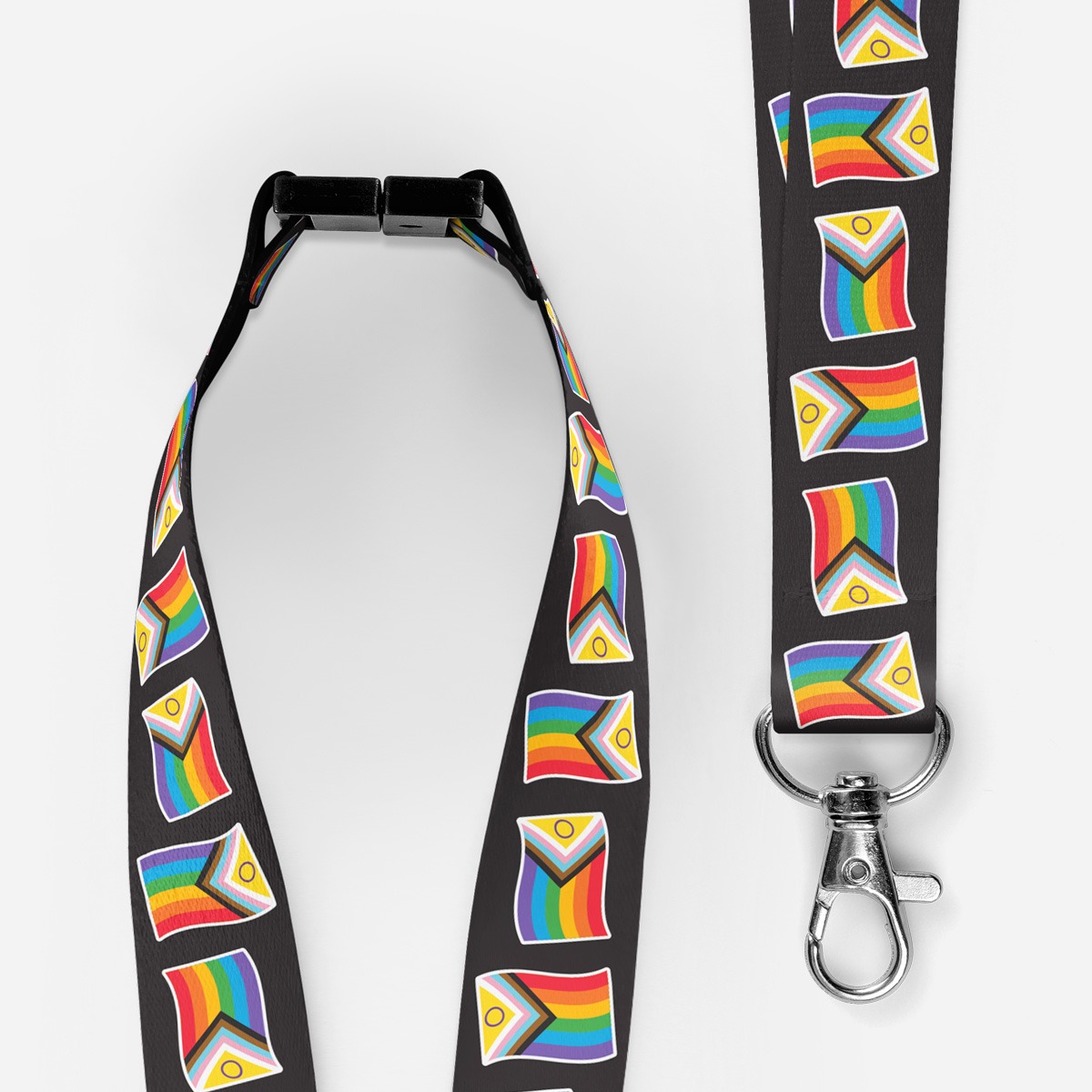 Intersex Progress Pride Flag Lanyard - Rainbow Republic