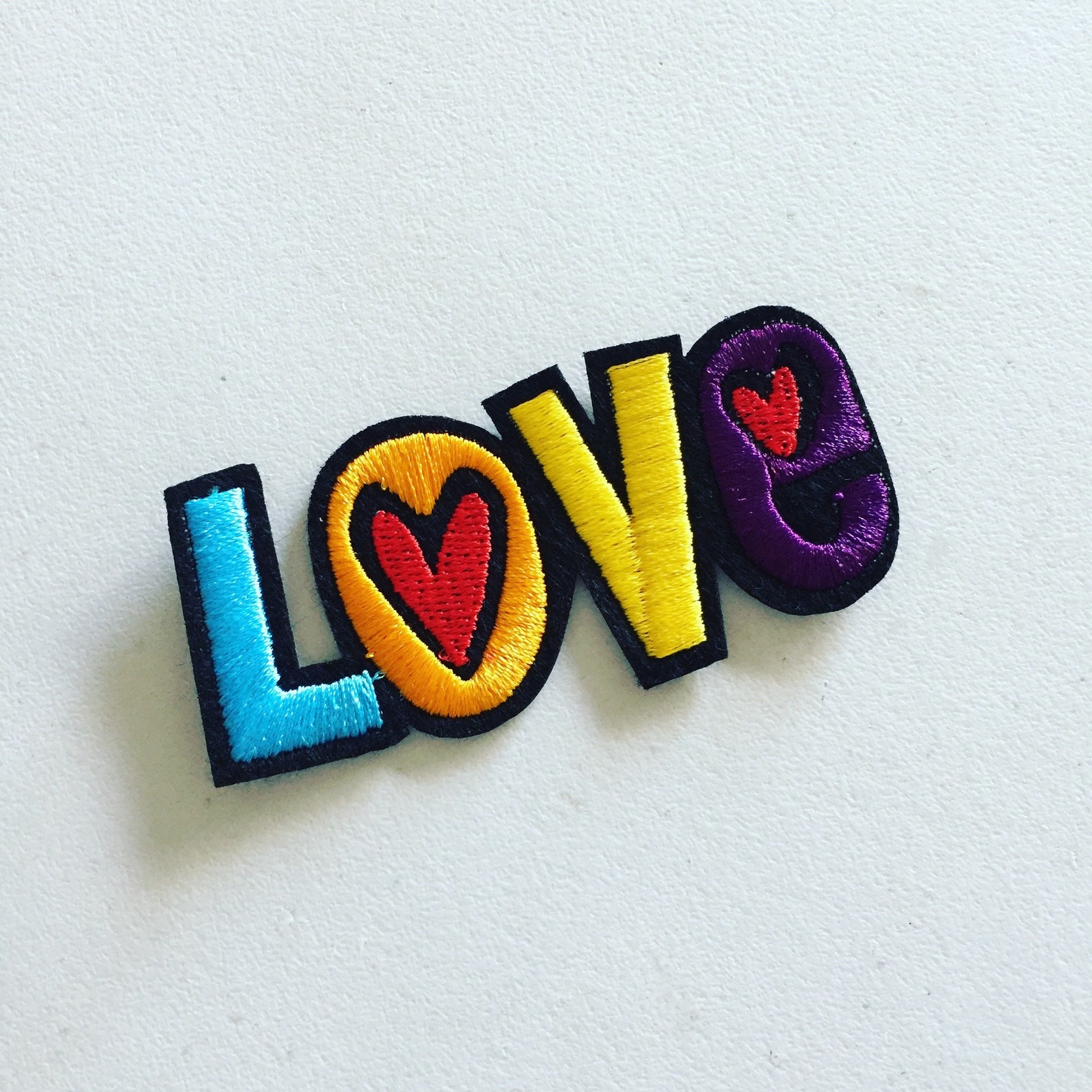 Love Letters Iron-On Patch - Rainbow Republic