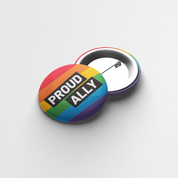 Rainbow Proud Ally Badge - Rainbow Republic