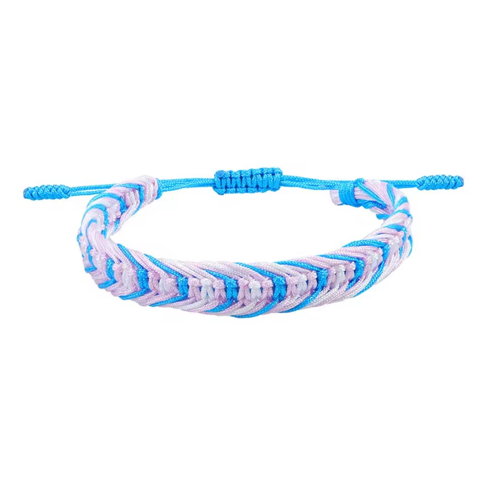 Transgender (Trans) Arrow Braided Bracelet - Rainbow Republic